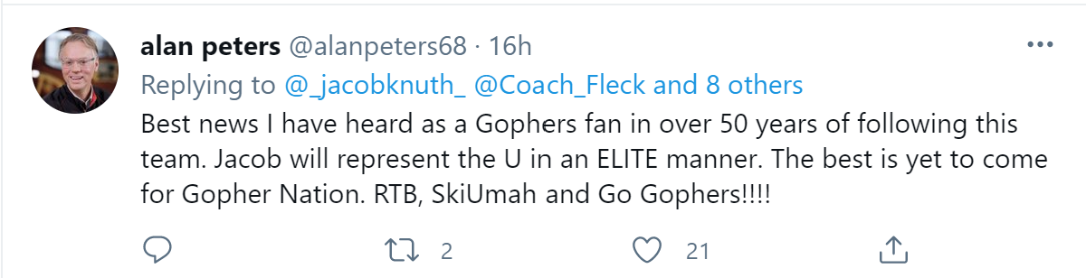 QB Jacob Knuth grows Minnesota's 2022 recruiting class - GopherHole.com
